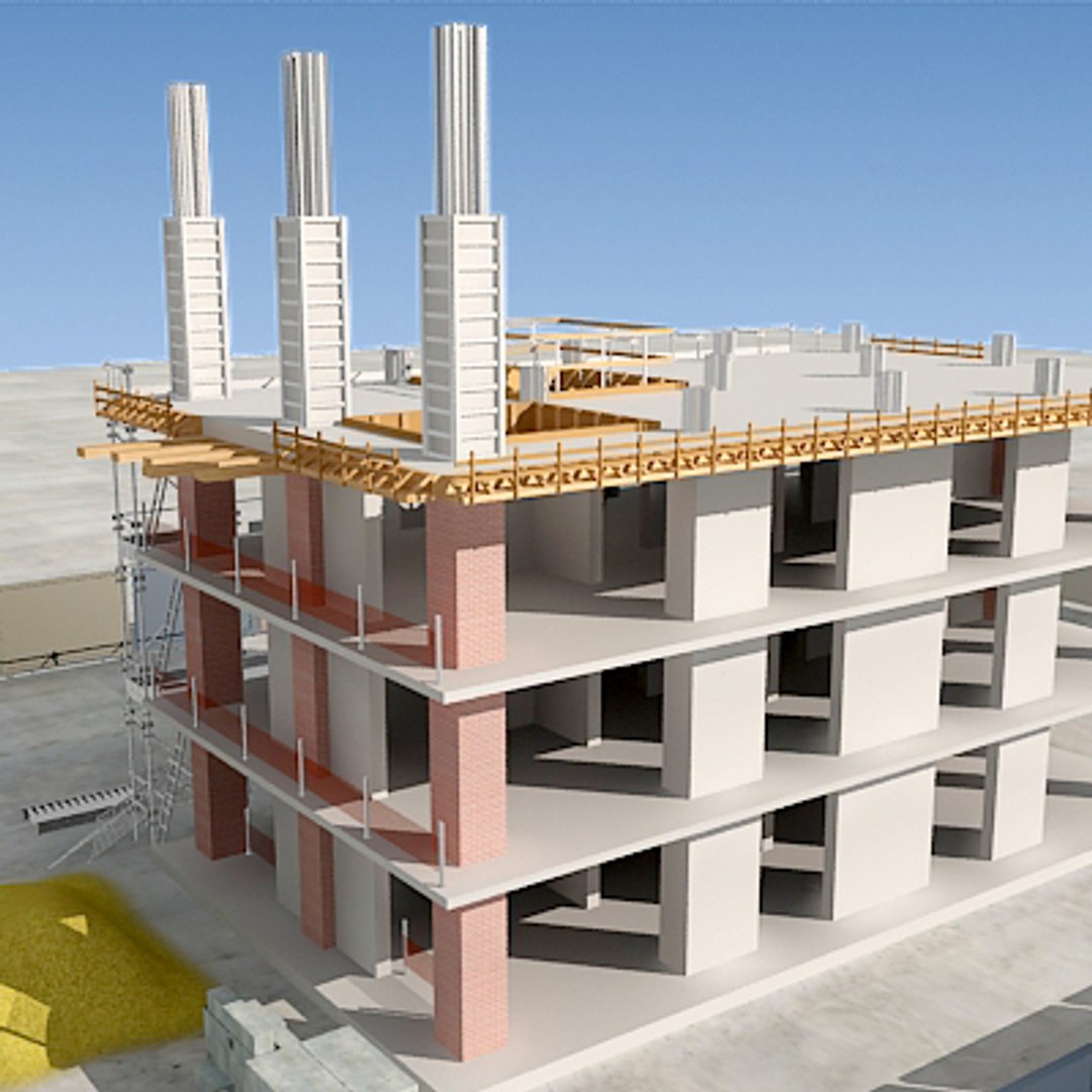 3d Construction Area Model