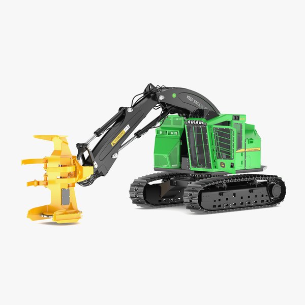 modelo 3d Taladora apiladora de orugas John Deere 853M - TurboSquid 2363433