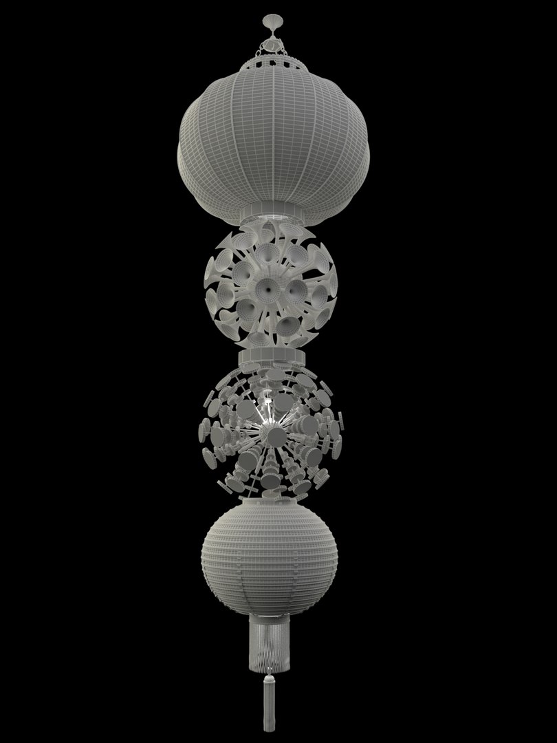 Chinese Red Lantern 3D Model - TurboSquid 1603204