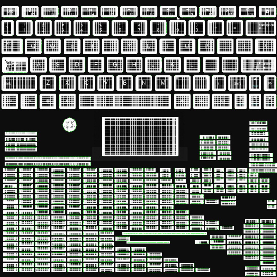 3d keyboard trackpad