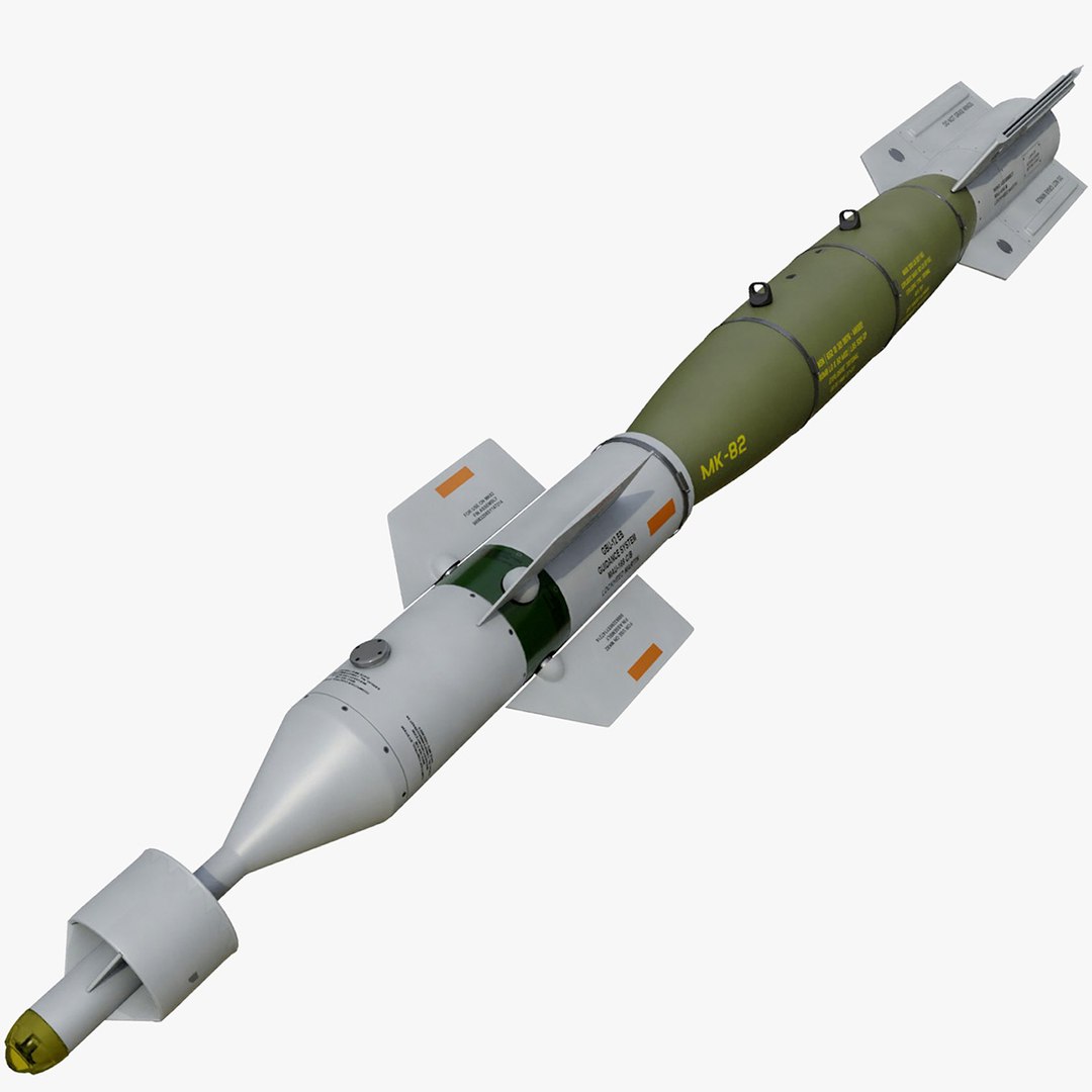 GBU-12 Paveway II Laser Guided Bomb 3D Model - TurboSquid 2173184