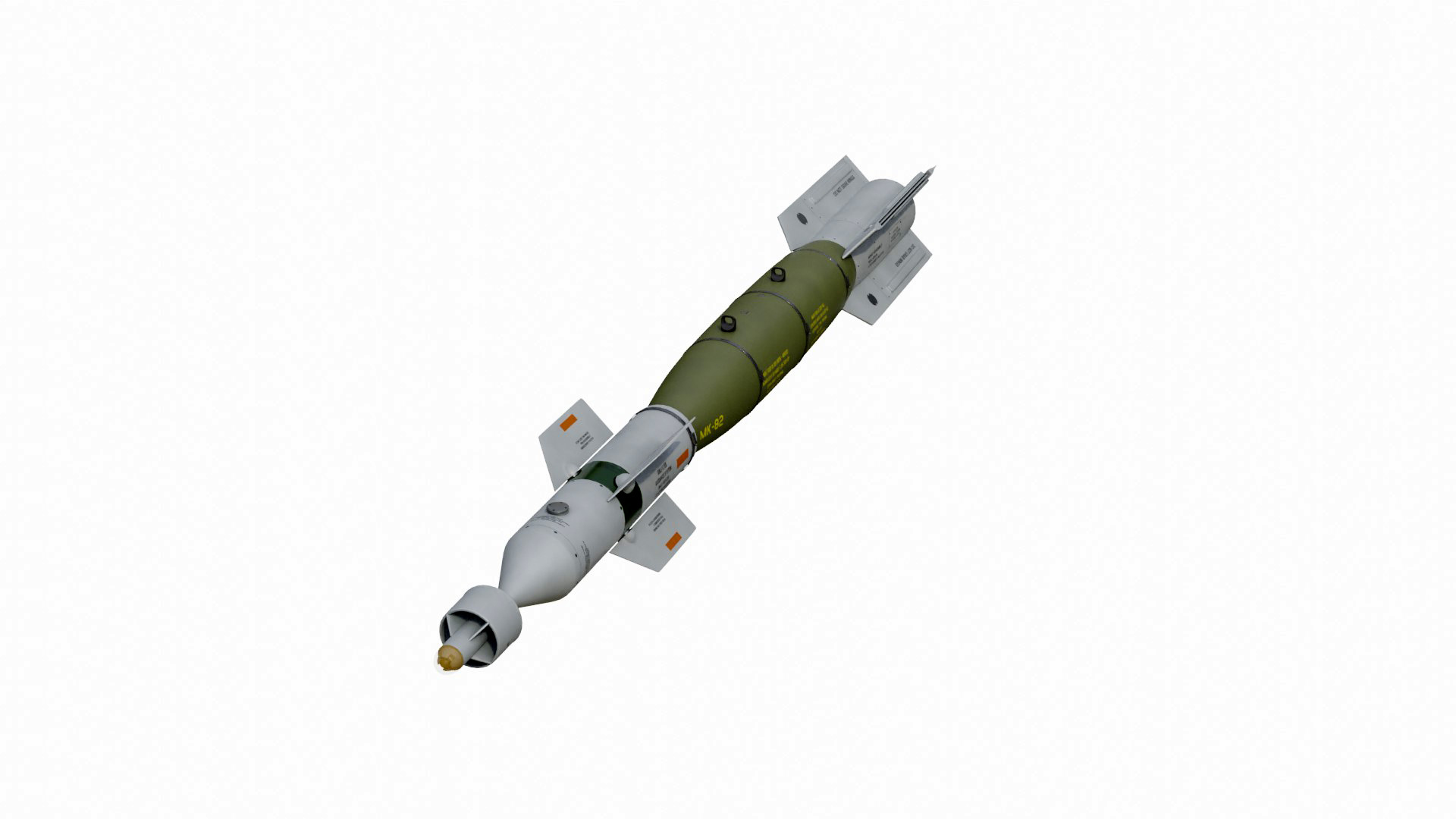 GBU-12 Paveway II Laser Guided Bomb 3D Model - TurboSquid 2173184