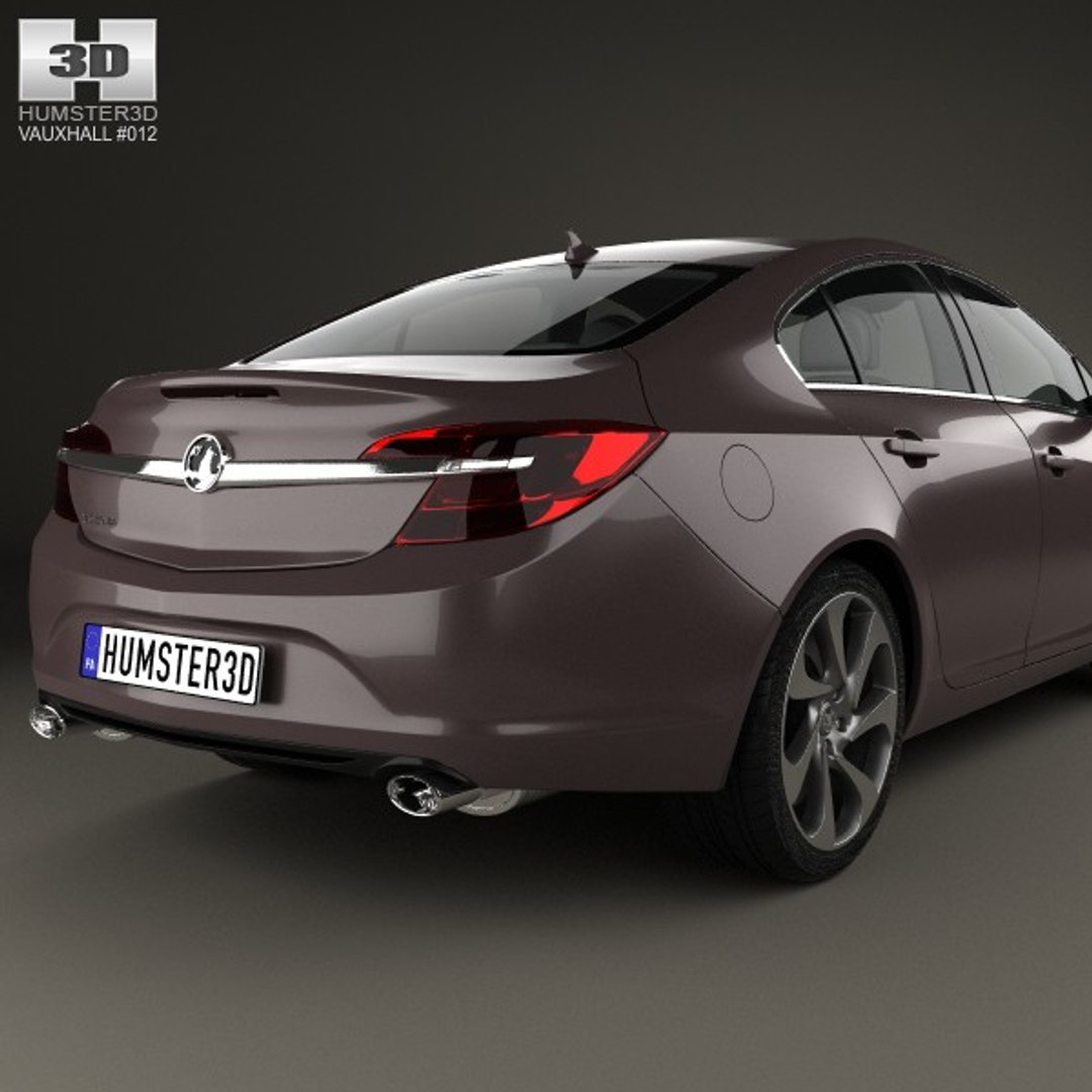 3d sedan 2012 insignia model