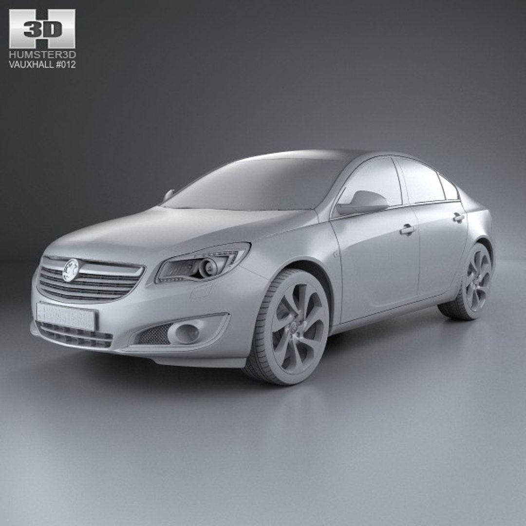 3d sedan 2012 insignia model