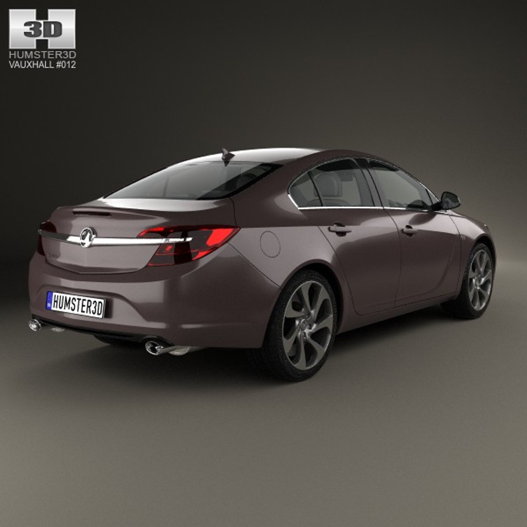 3d sedan 2012 insignia model