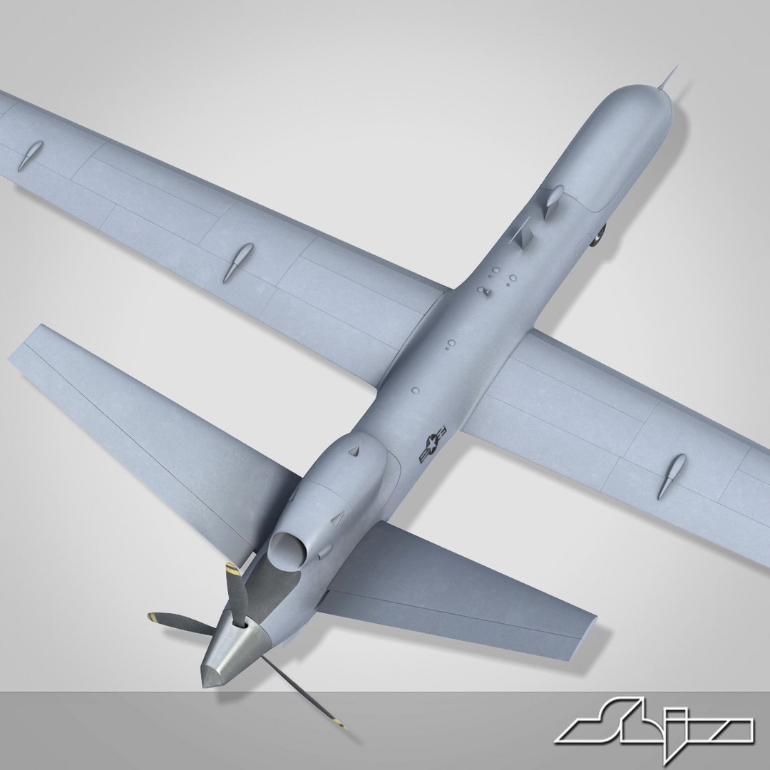 3d Model Of Reaper Unmanned Vehicle 9