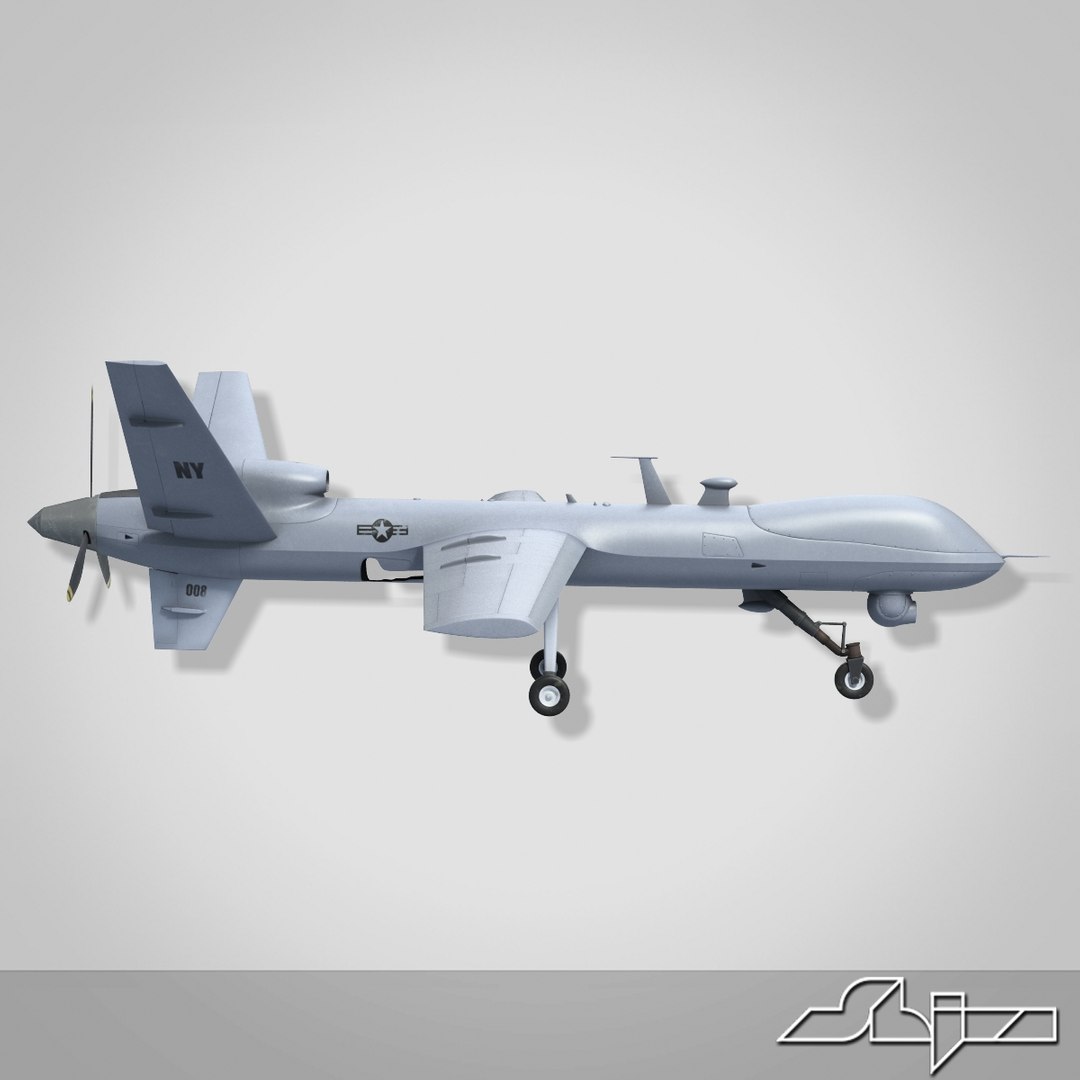 3d Model Of Reaper Unmanned Vehicle 9