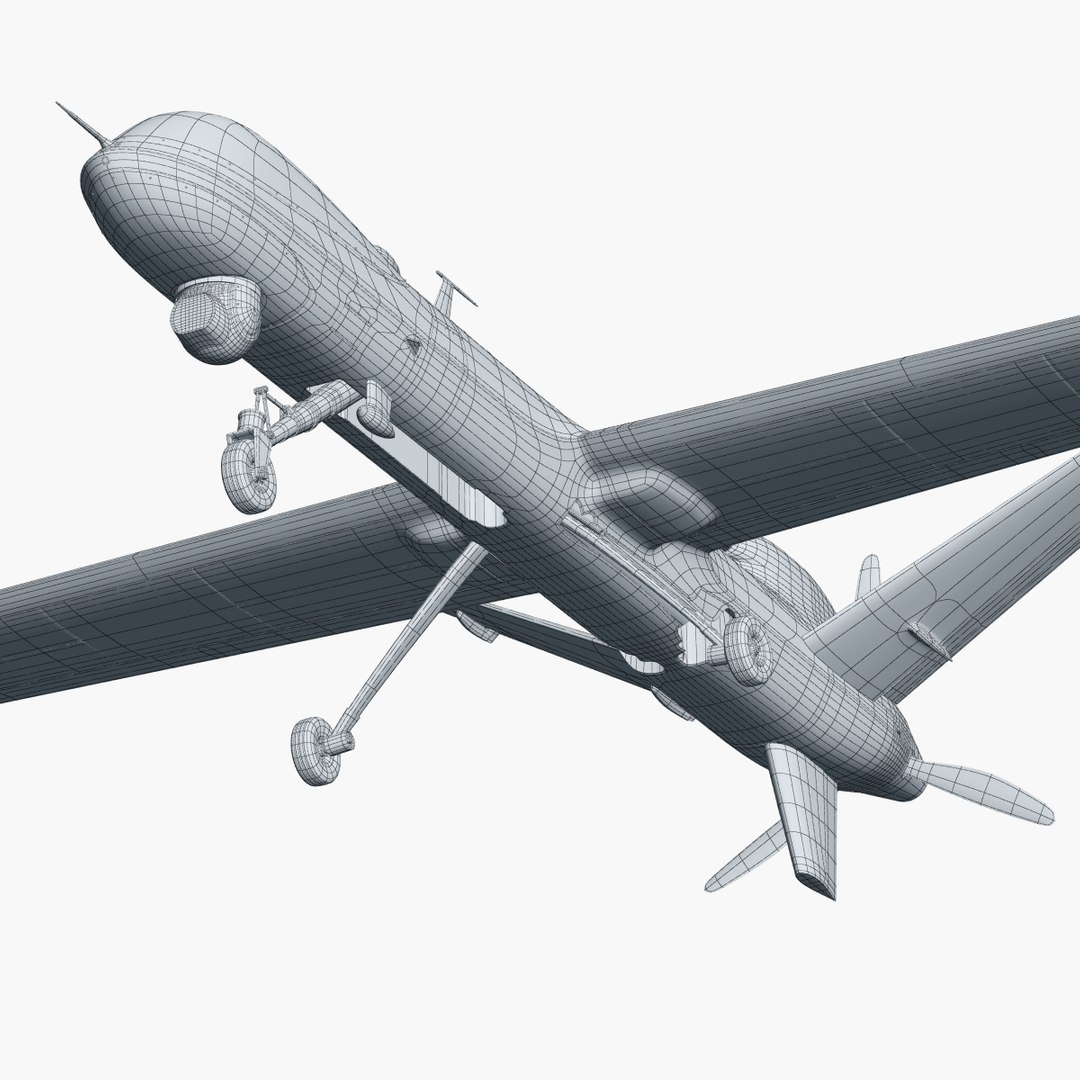 3d Model Of Reaper Unmanned Vehicle 9