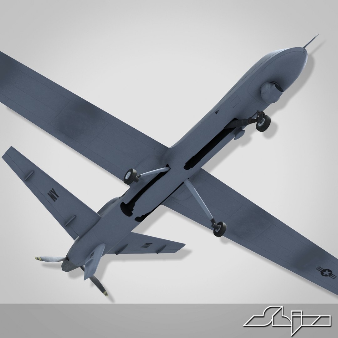 3d Model Of Reaper Unmanned Vehicle 9