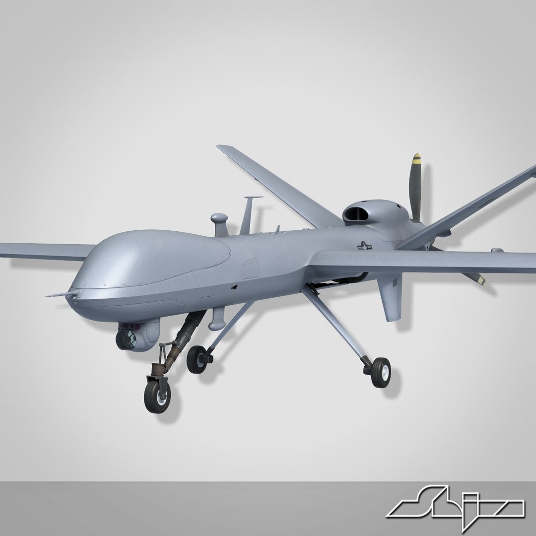 3d Model Of Reaper Unmanned Vehicle 9
