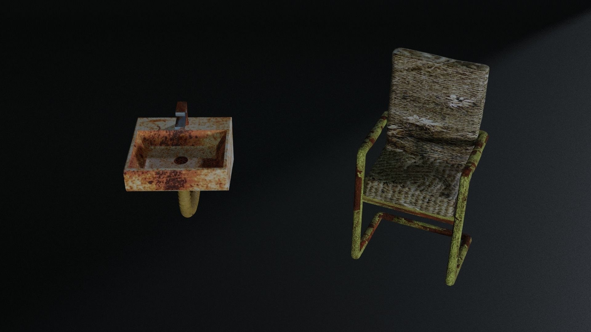 3D Apocalyptic Furnitures - TurboSquid 2133515