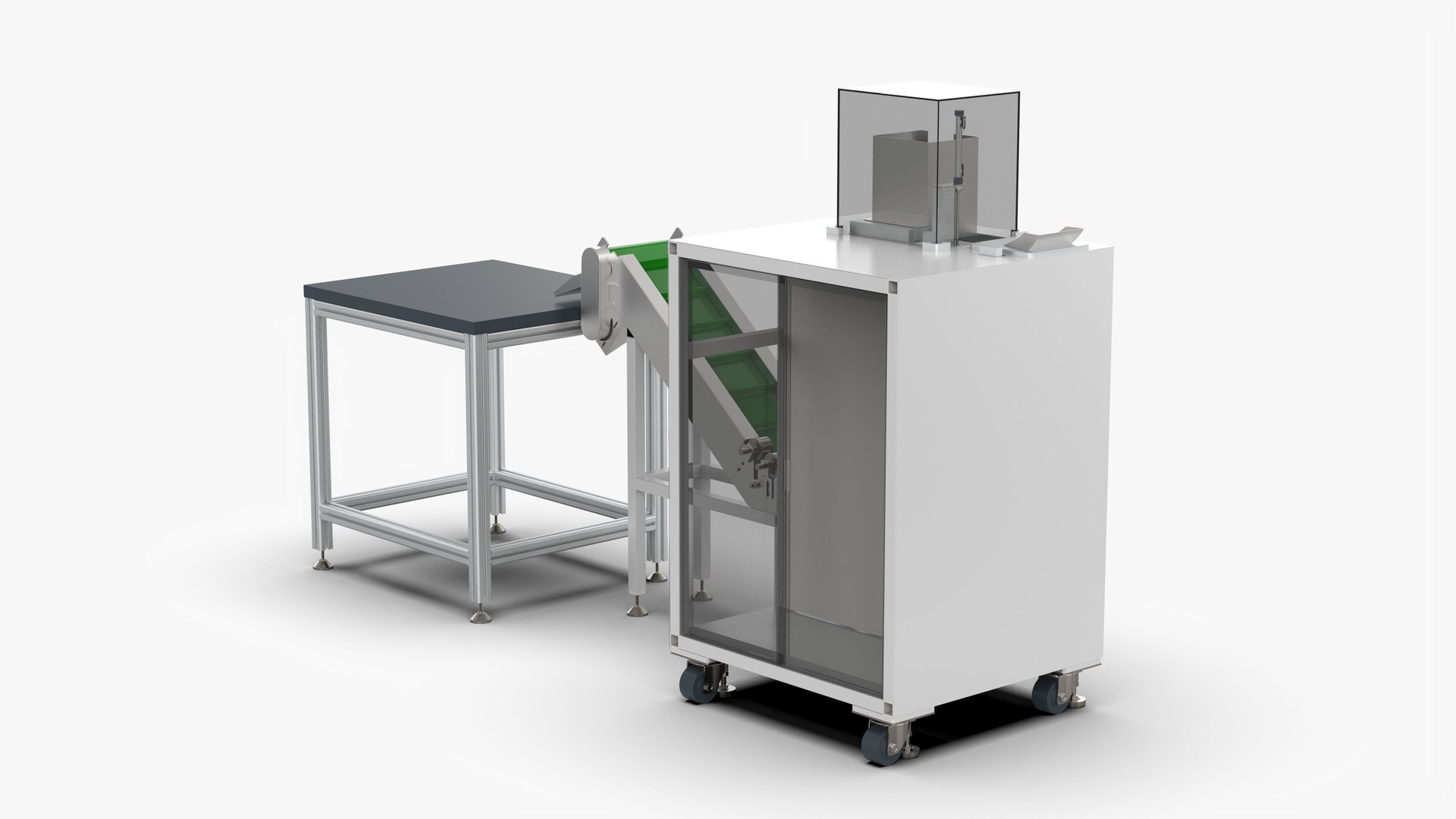 3D Automatic Printing Coding Bagging And Heat Sealing Machine Model ...