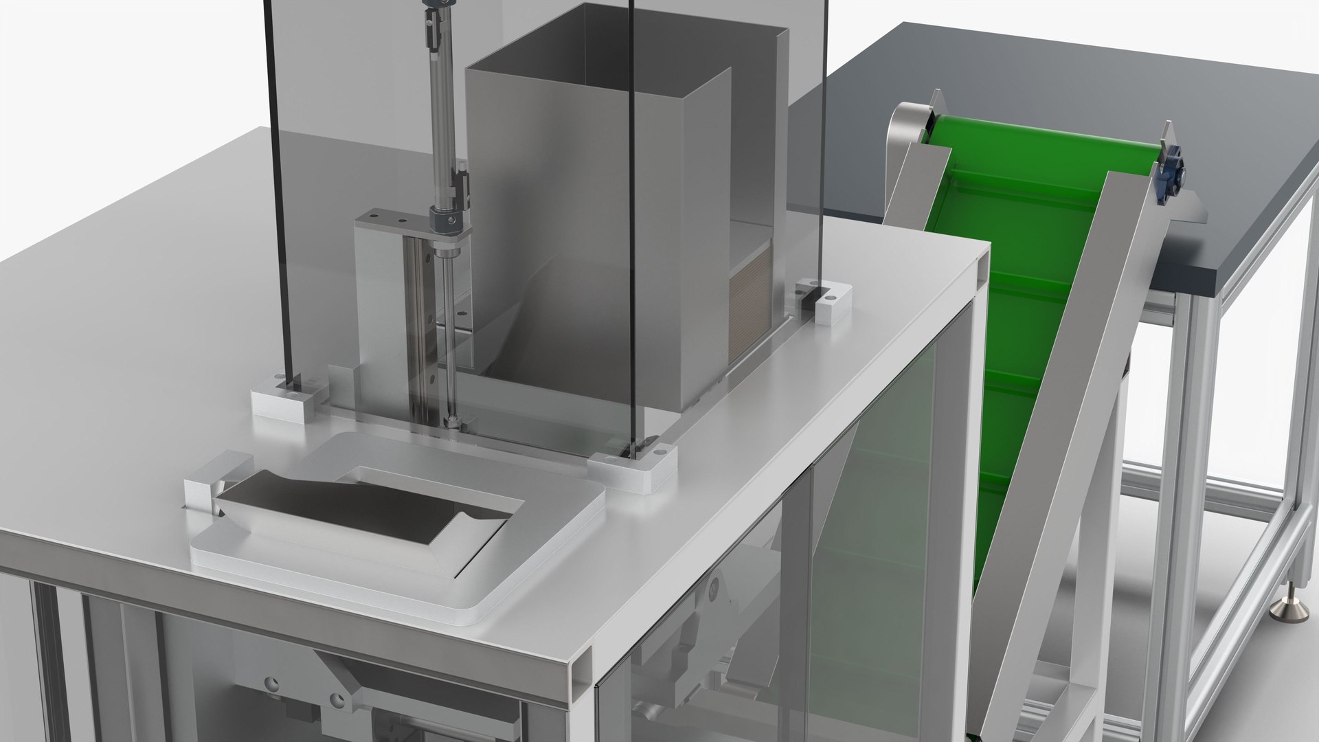 3D Automatic Printing Coding Bagging And Heat Sealing Machine Model ...