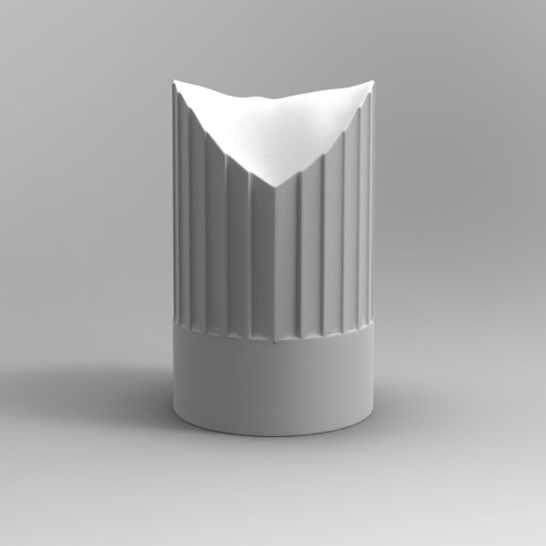 3d Chef Hat Model
