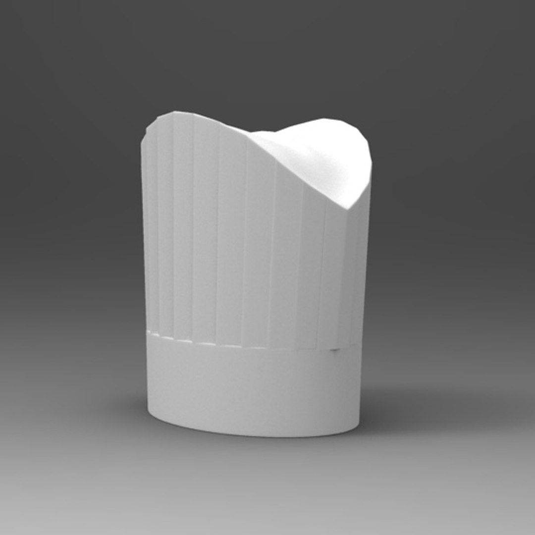 3d Chef Hat Model