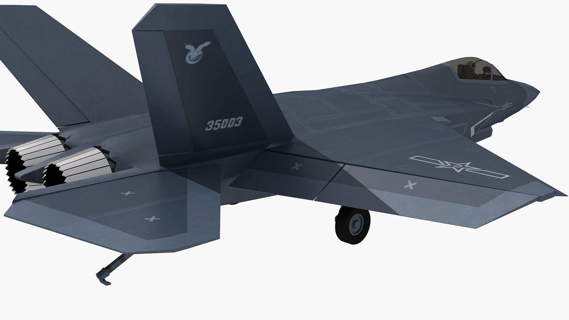 Chinese Air Force J-35 Model - TurboSquid 2182049