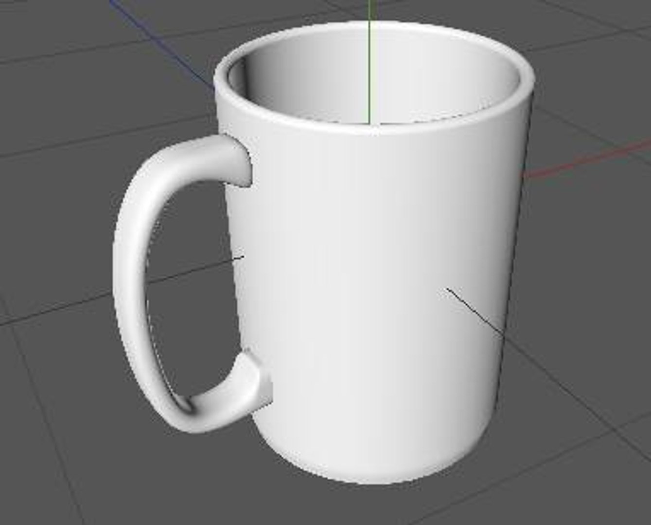 3d coffee mug model