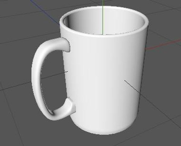 3d coffee mug model