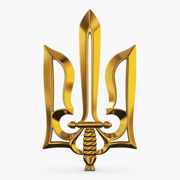 modelo 3d Tryzub ucraniano estilizado M 1 - TurboSquid 1885418