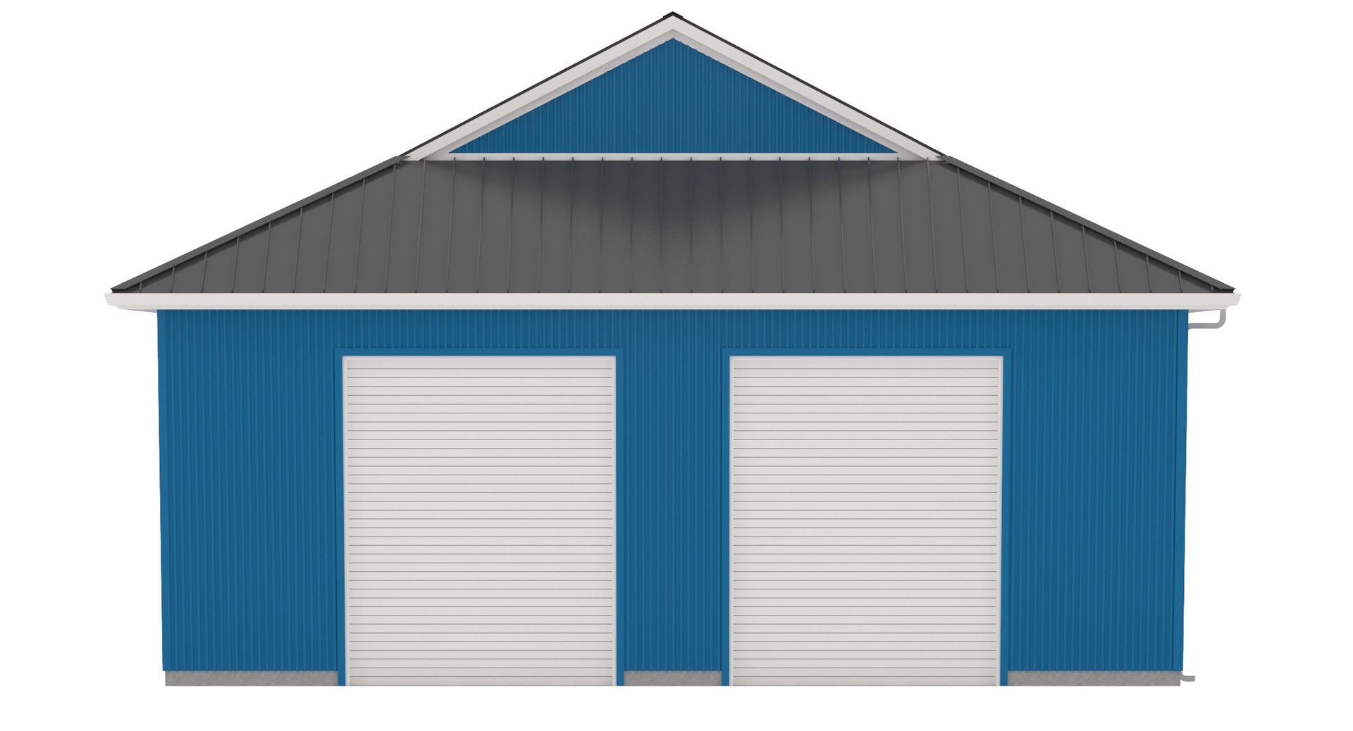 Garage Corrugated Metal Model - TurboSquid 1232799