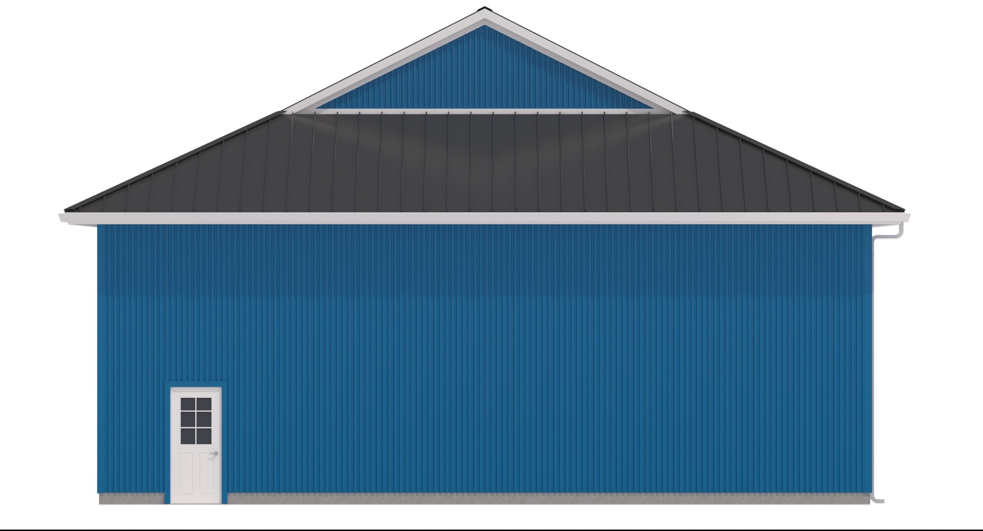 Garage Corrugated Metal Model - TurboSquid 1232799