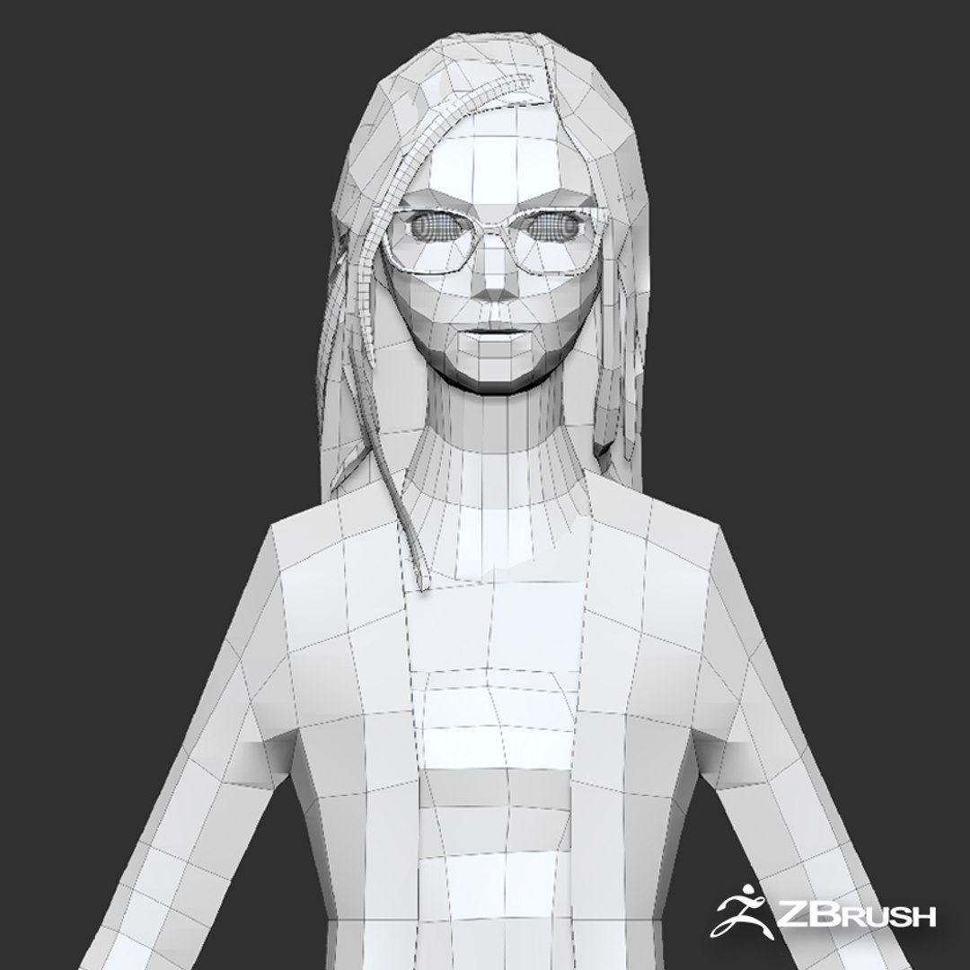 Anime Female Character Games Model - TurboSquid 1287074