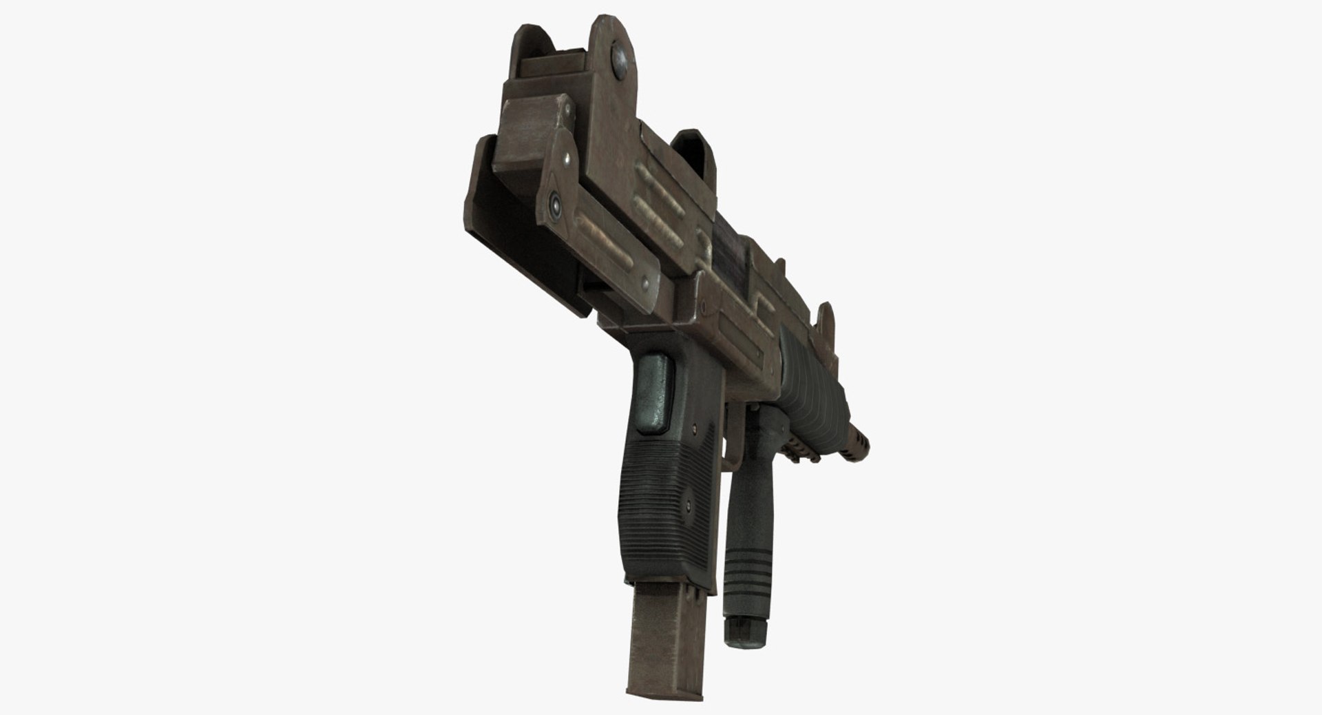 3d Uzi Submachine Gun Model