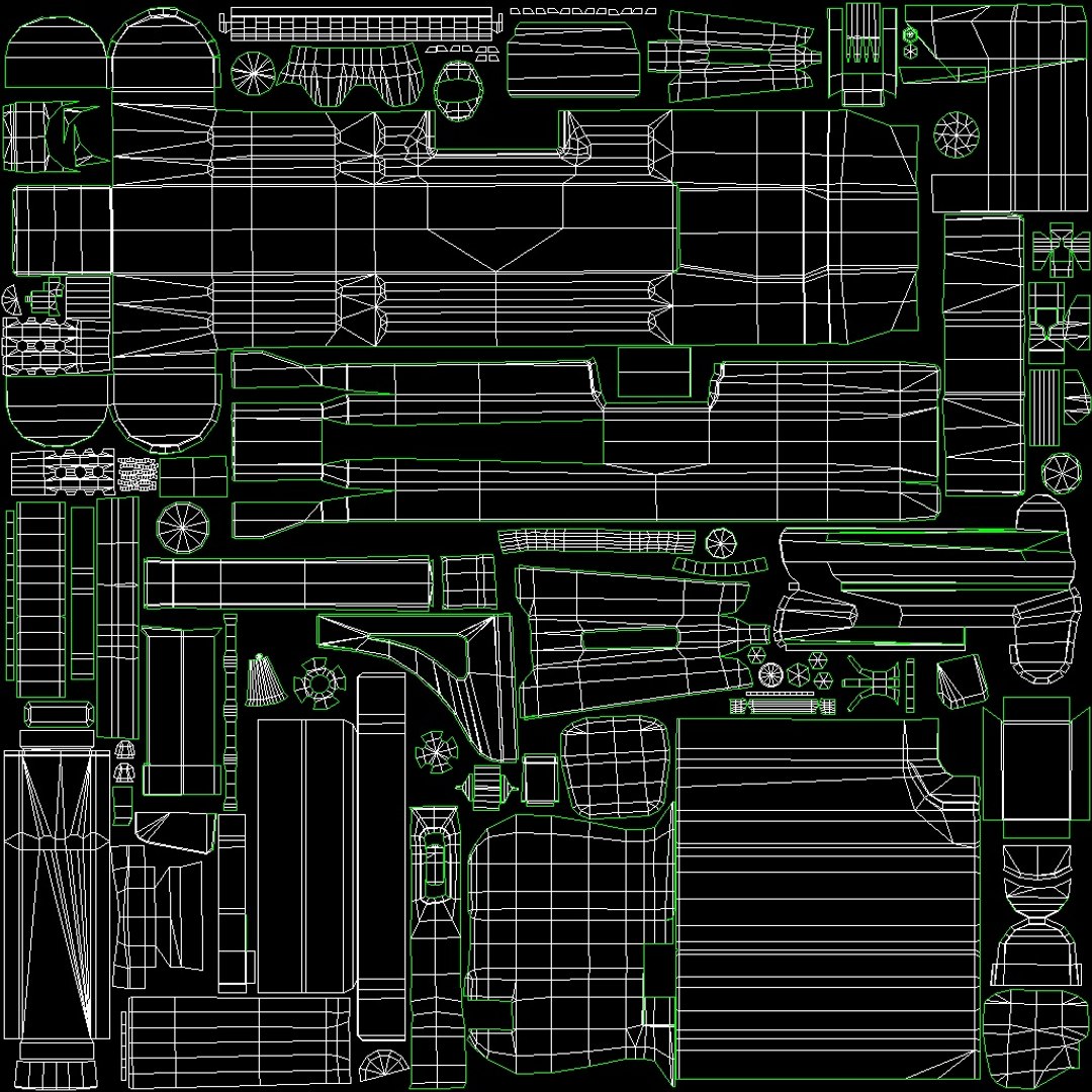 3d Uzi Submachine Gun Model