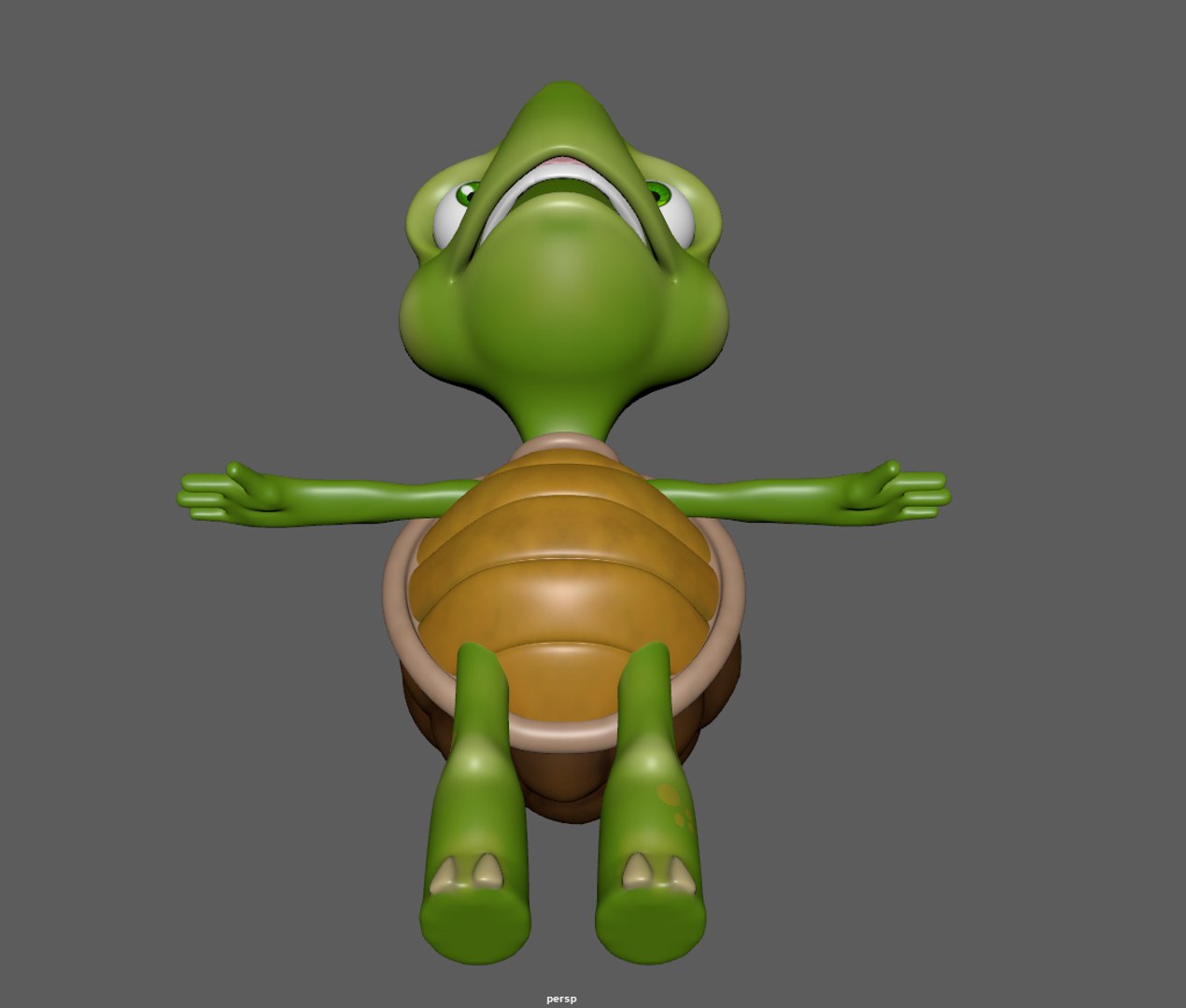 3D Turtle Cartoon - TurboSquid 1443824