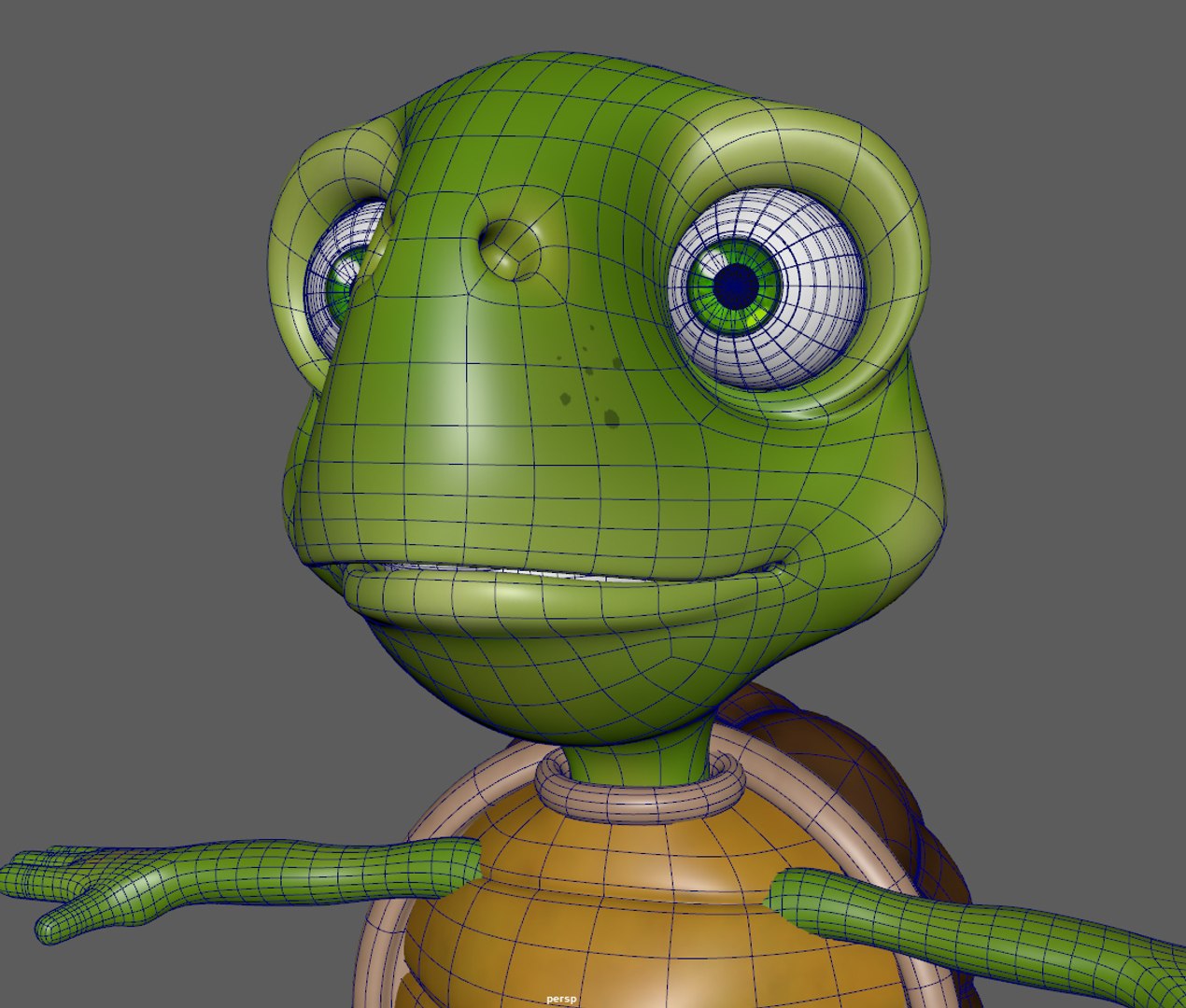 3D turtle cartoon - TurboSquid 1443824