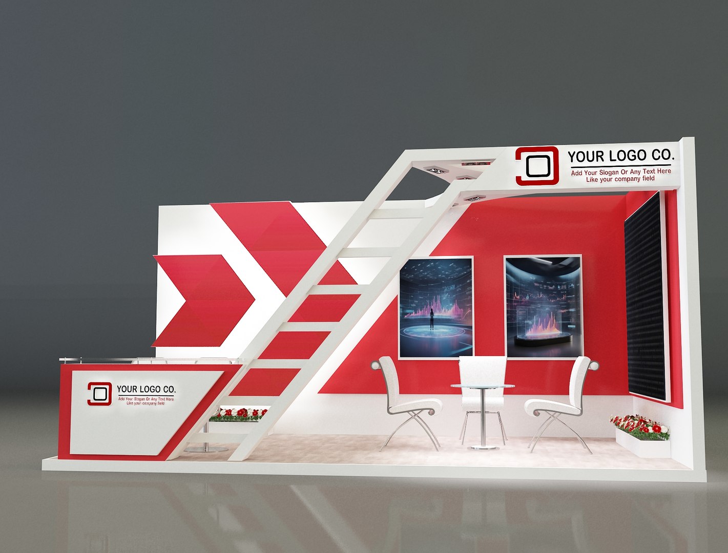 Stand Exhibition Booth Model - TurboSquid 1550185