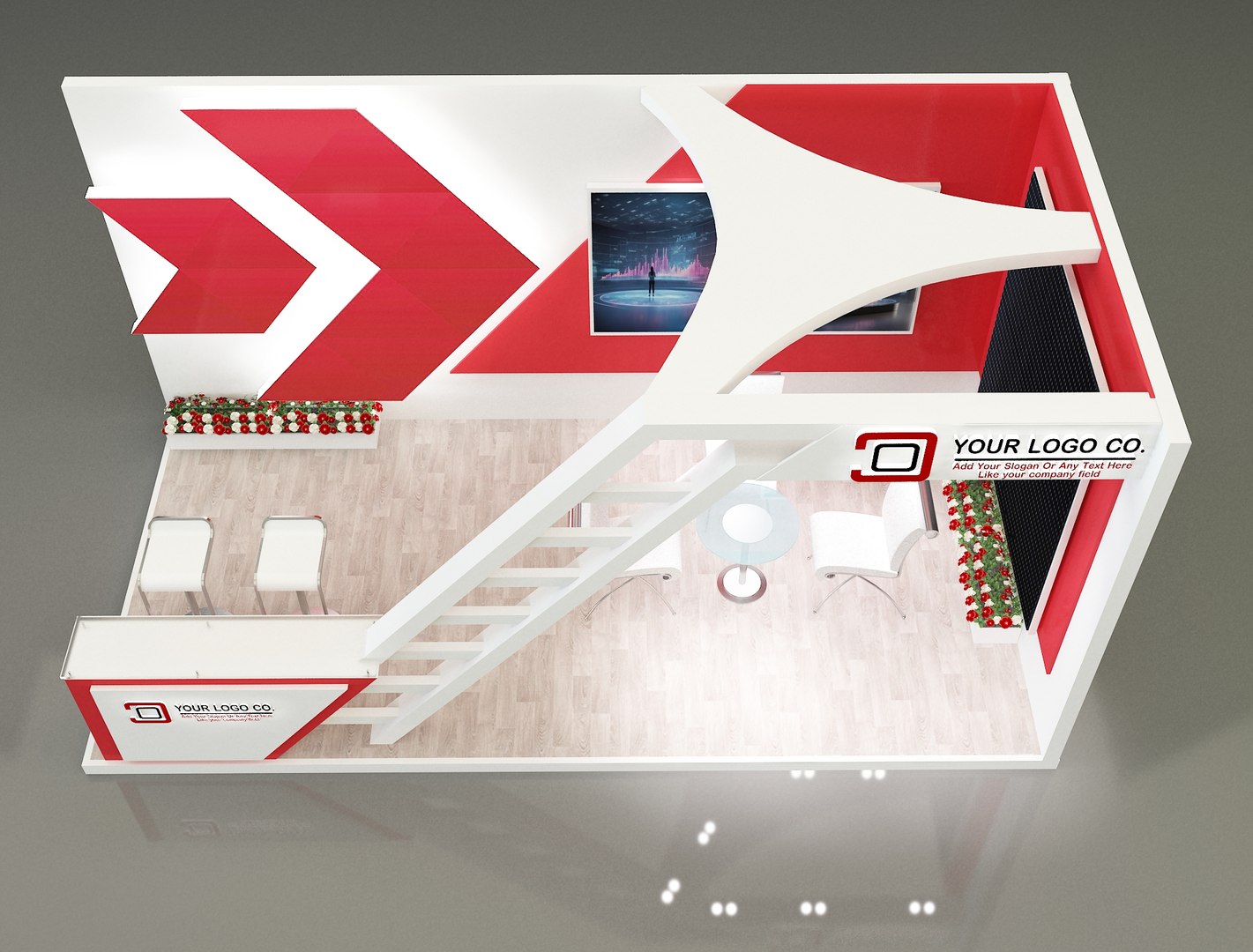 Stand Exhibition Booth Model - TurboSquid 1550185