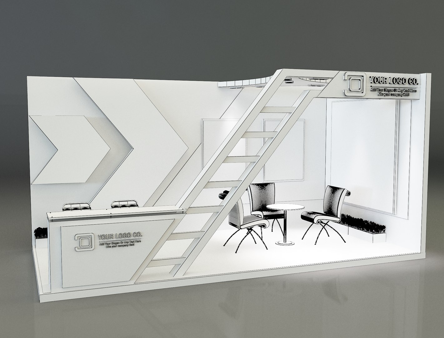 Stand Exhibition Booth Model - TurboSquid 1550185
