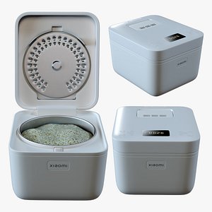 Low Poly Rice Cooker 3D Models For Download | TurboSquid