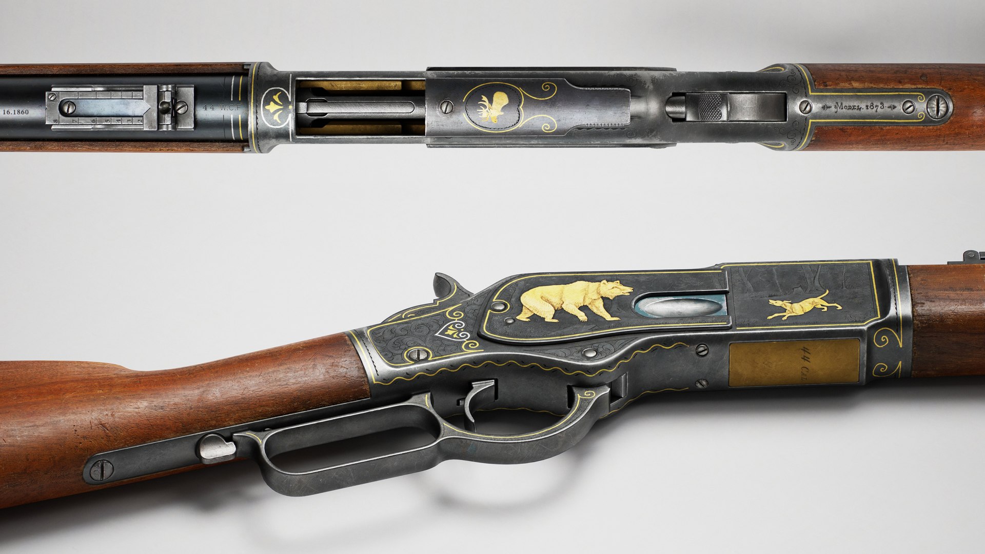 Winchester 1873 Musket Engraved 3D - TurboSquid 2250995