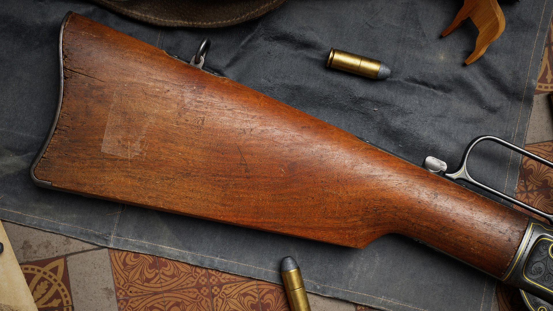 Winchester 1873 Musket Engraved 3D - TurboSquid 2250995