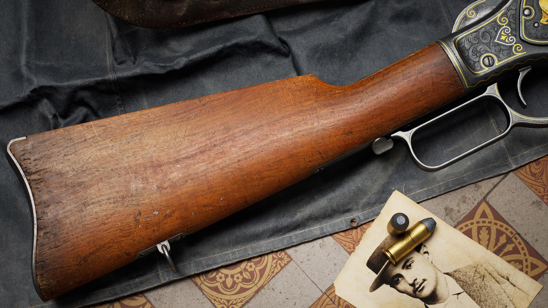 Winchester 1873 Musket Engraved 3D - TurboSquid 2250995