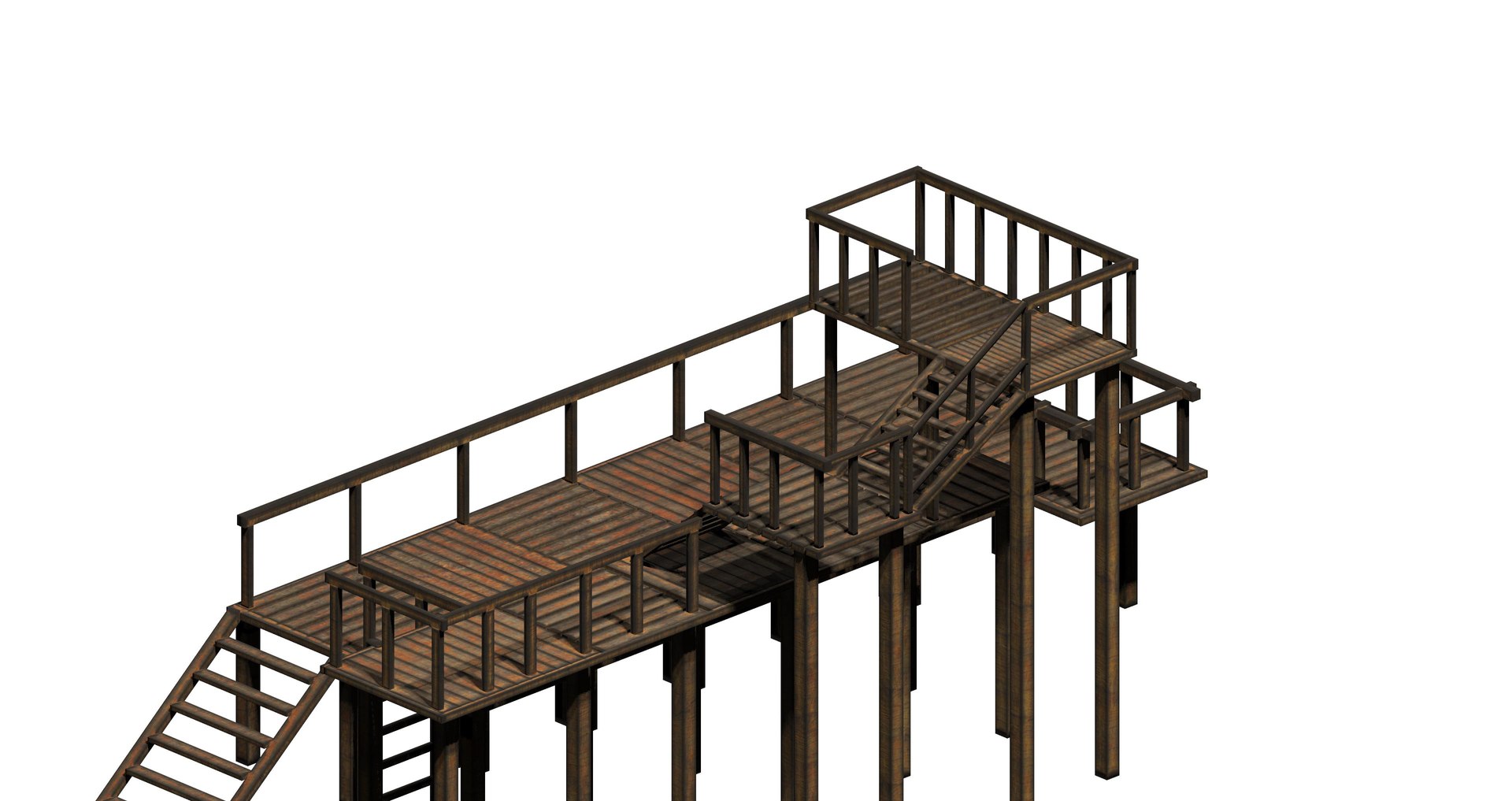 3D Modular Wooden Prop Pack Platform Model - TurboSquid 2074845