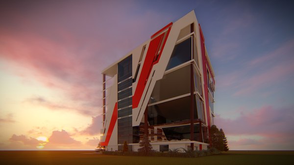 Futuristic Building SketchUp Models for Download | TurboSquid