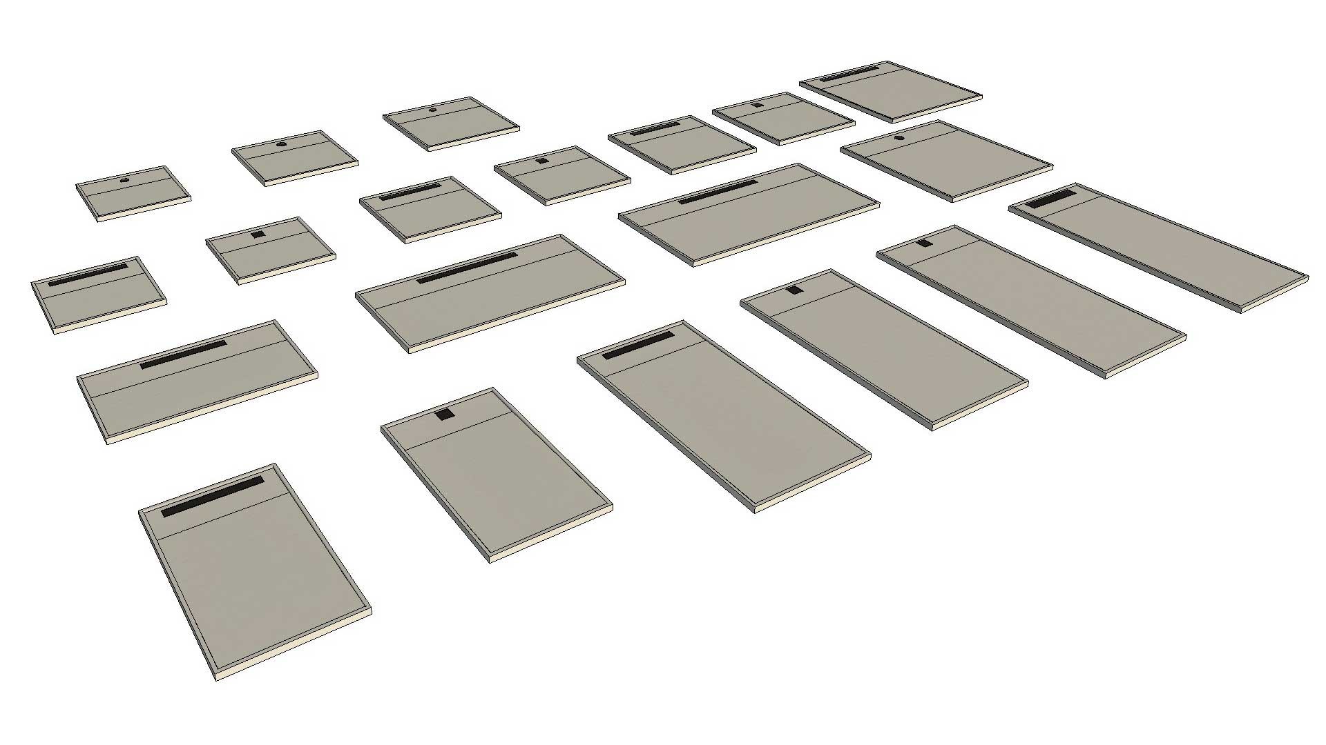 3D Shower Tray model - TurboSquid 2019964