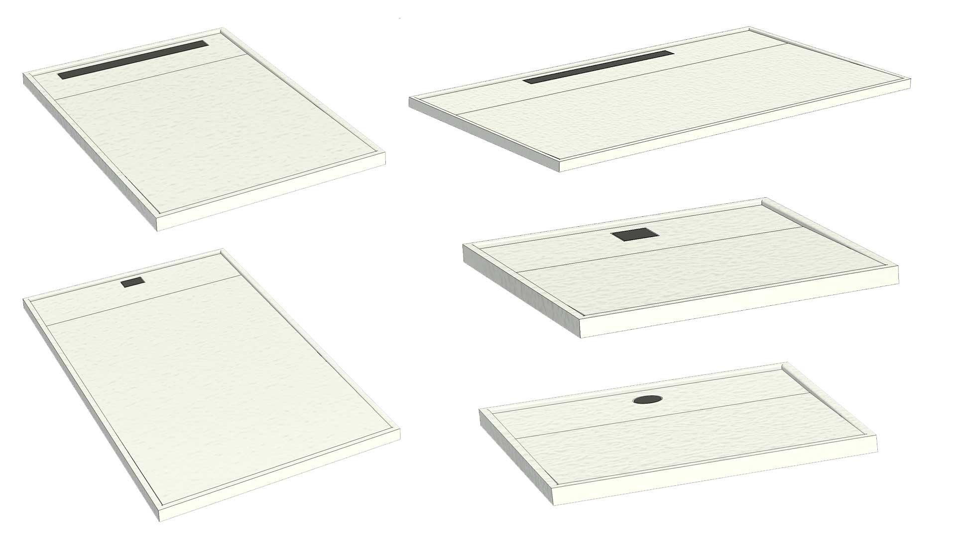 3D Shower Tray model - TurboSquid 2019964