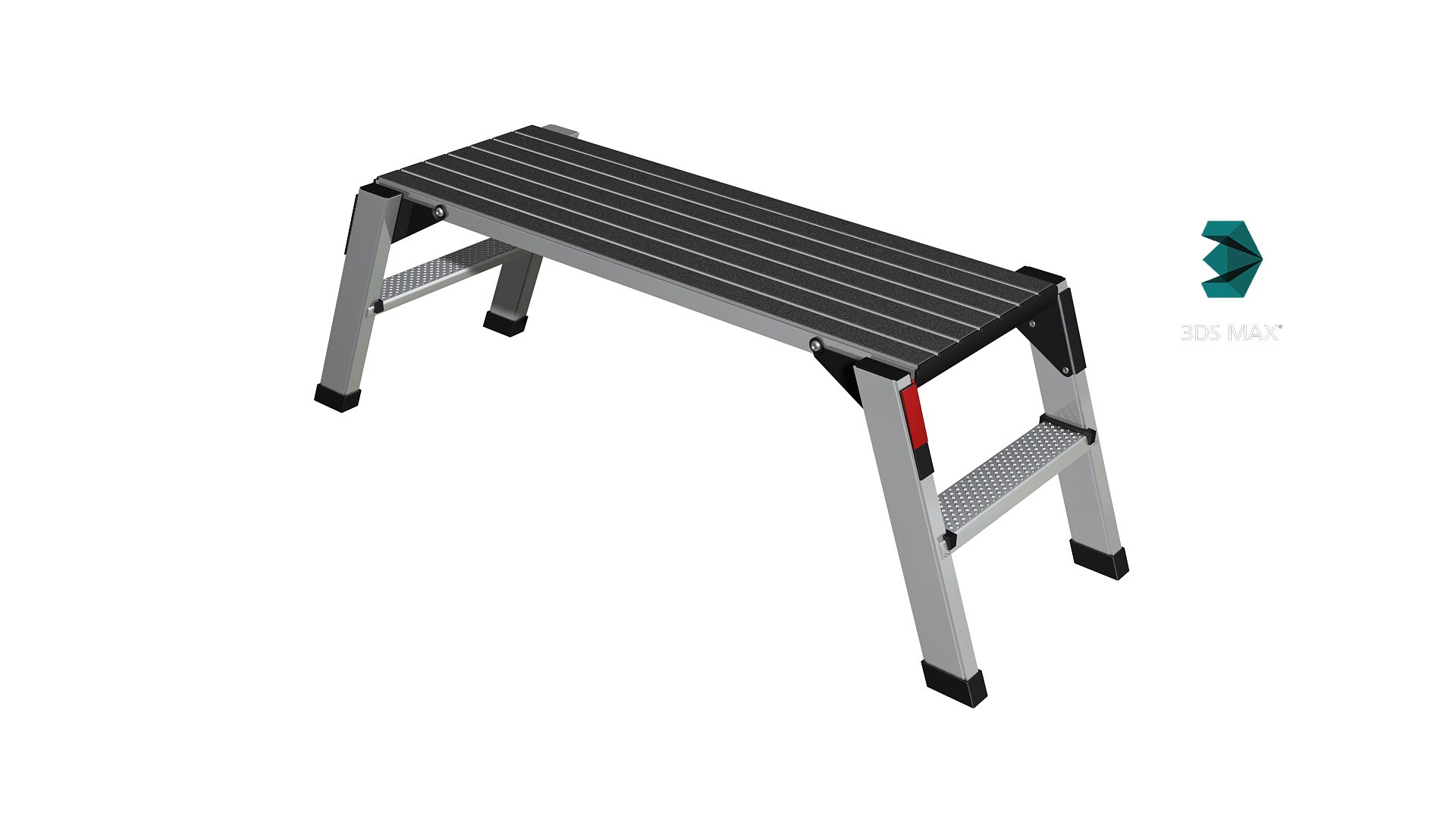 3D Auto Repair Stepladder Model - TurboSquid 1485293