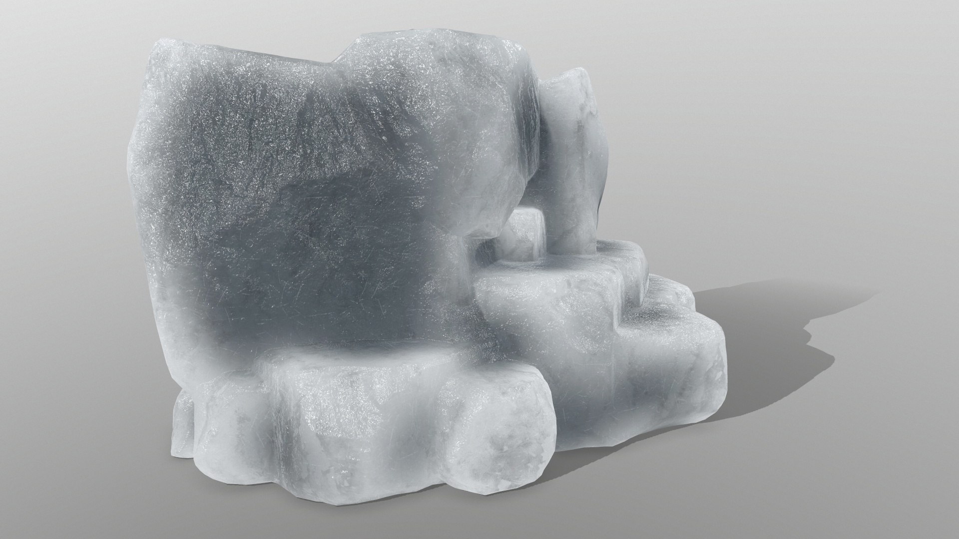 3D ice rock model - TurboSquid 1388333