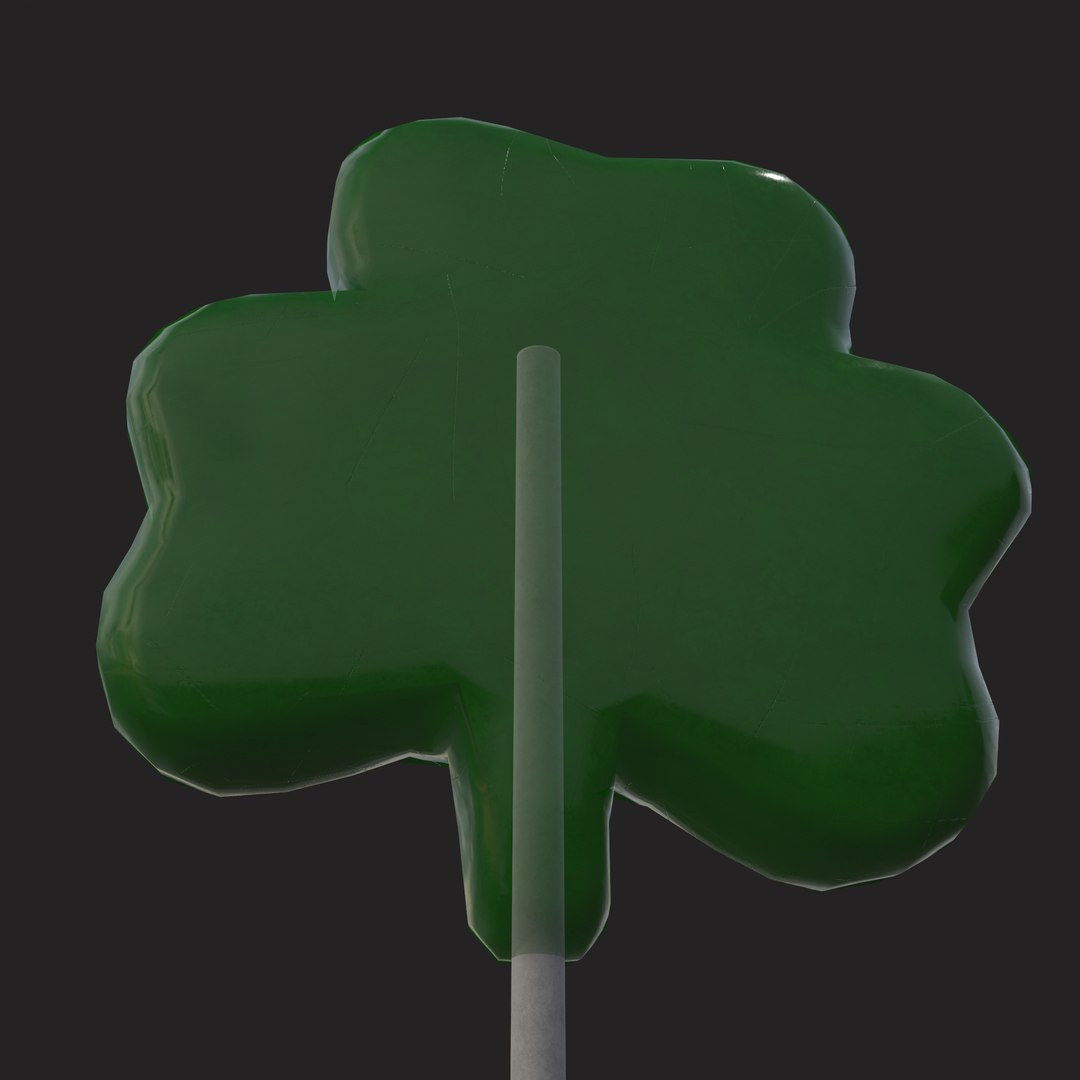 3D St Patrick Candy Sucker - TurboSquid 1872668