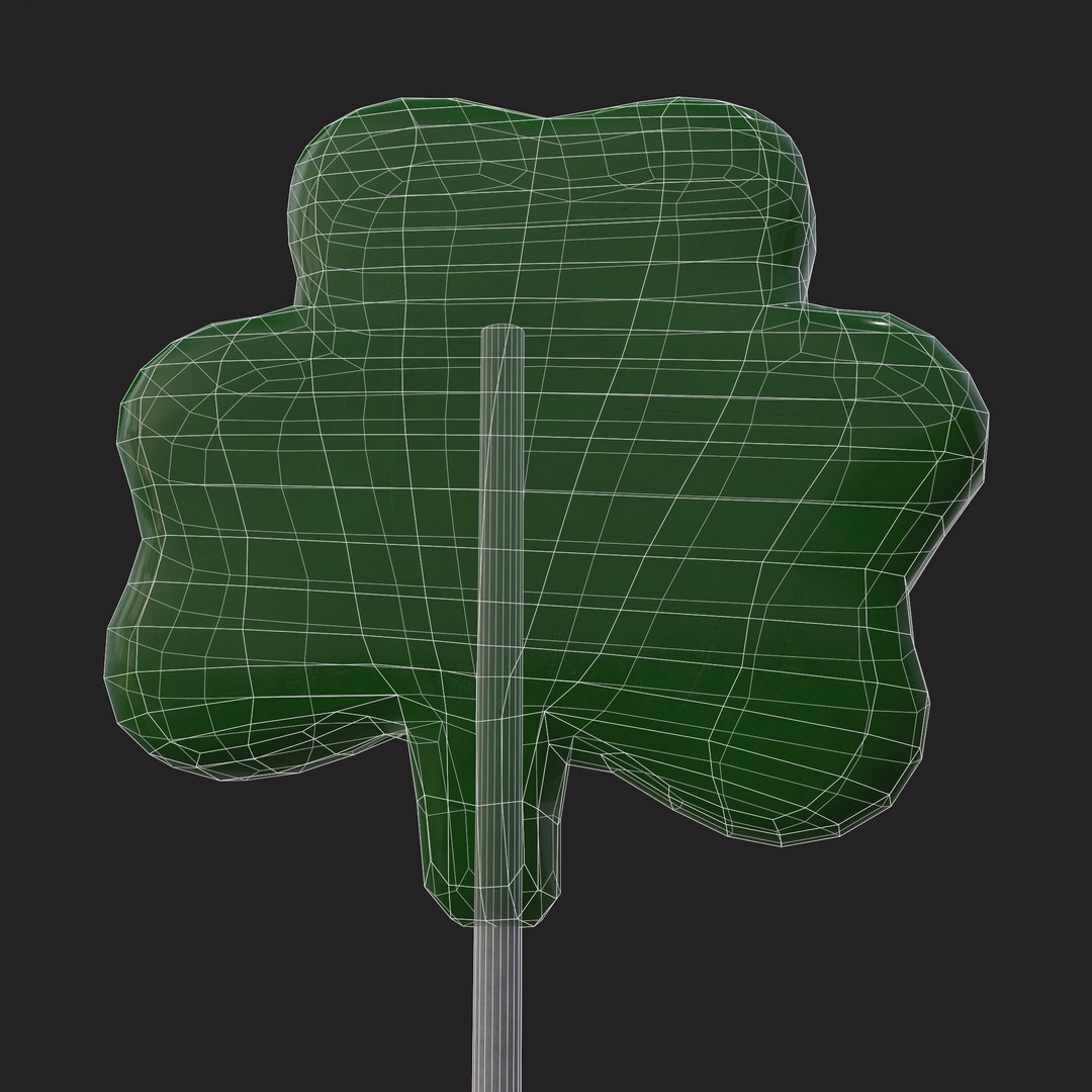 3D St Patrick Candy Sucker - TurboSquid 1872668