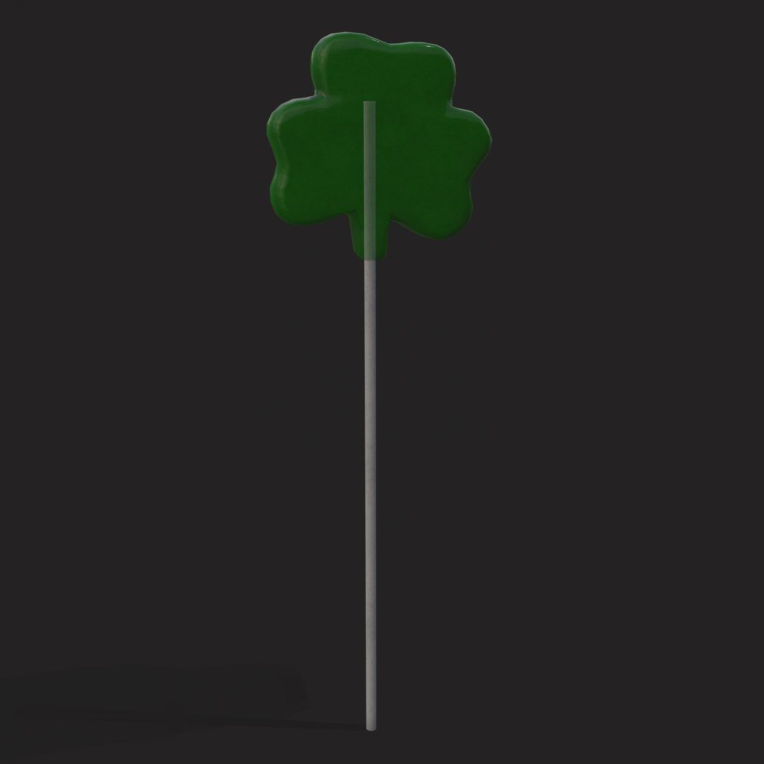 3D St Patrick Candy Sucker - TurboSquid 1872668
