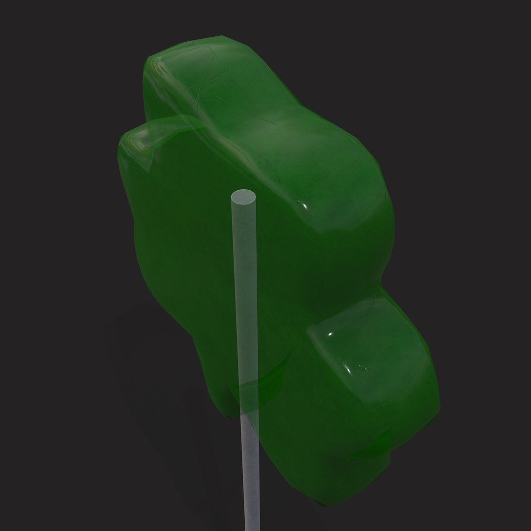 3D St Patrick Candy Sucker - TurboSquid 1872668