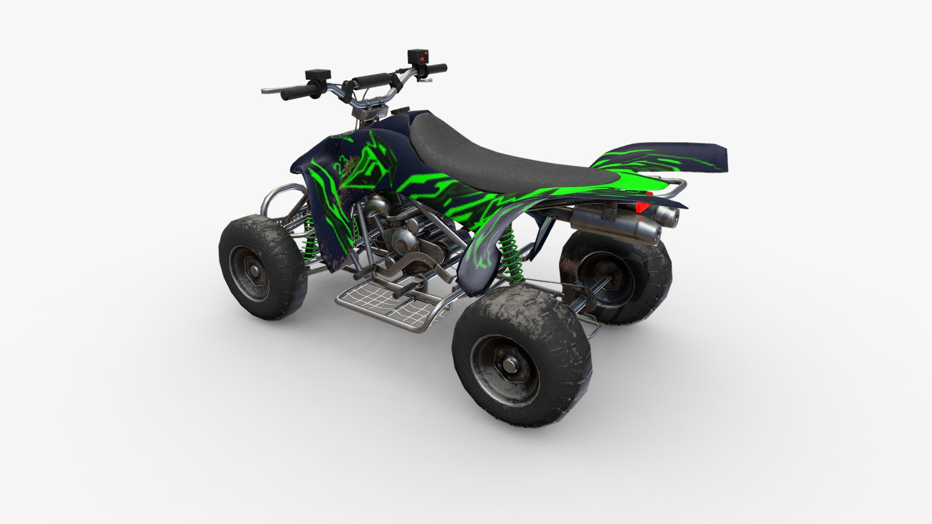 3D Quad bike v2 - TurboSquid 2101721