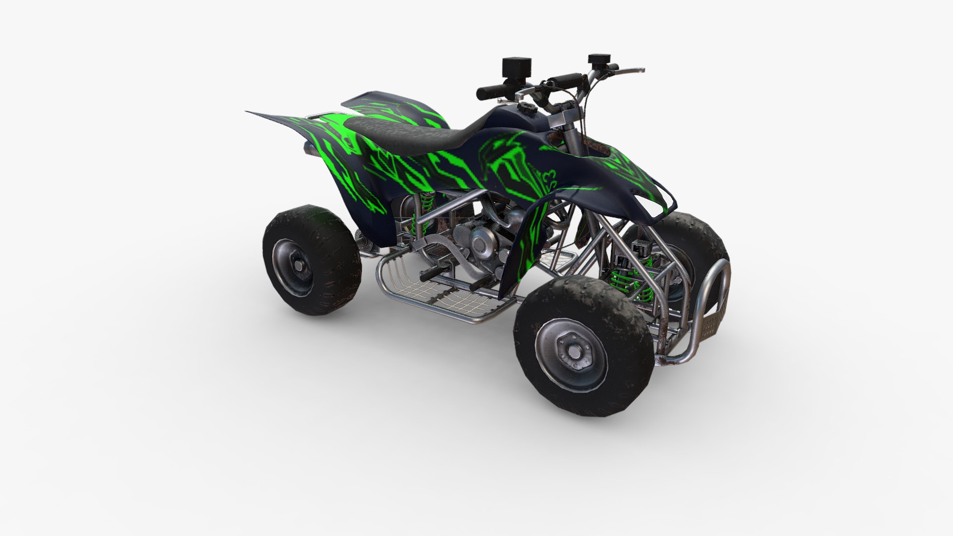 3D Quad bike v2 - TurboSquid 2101721