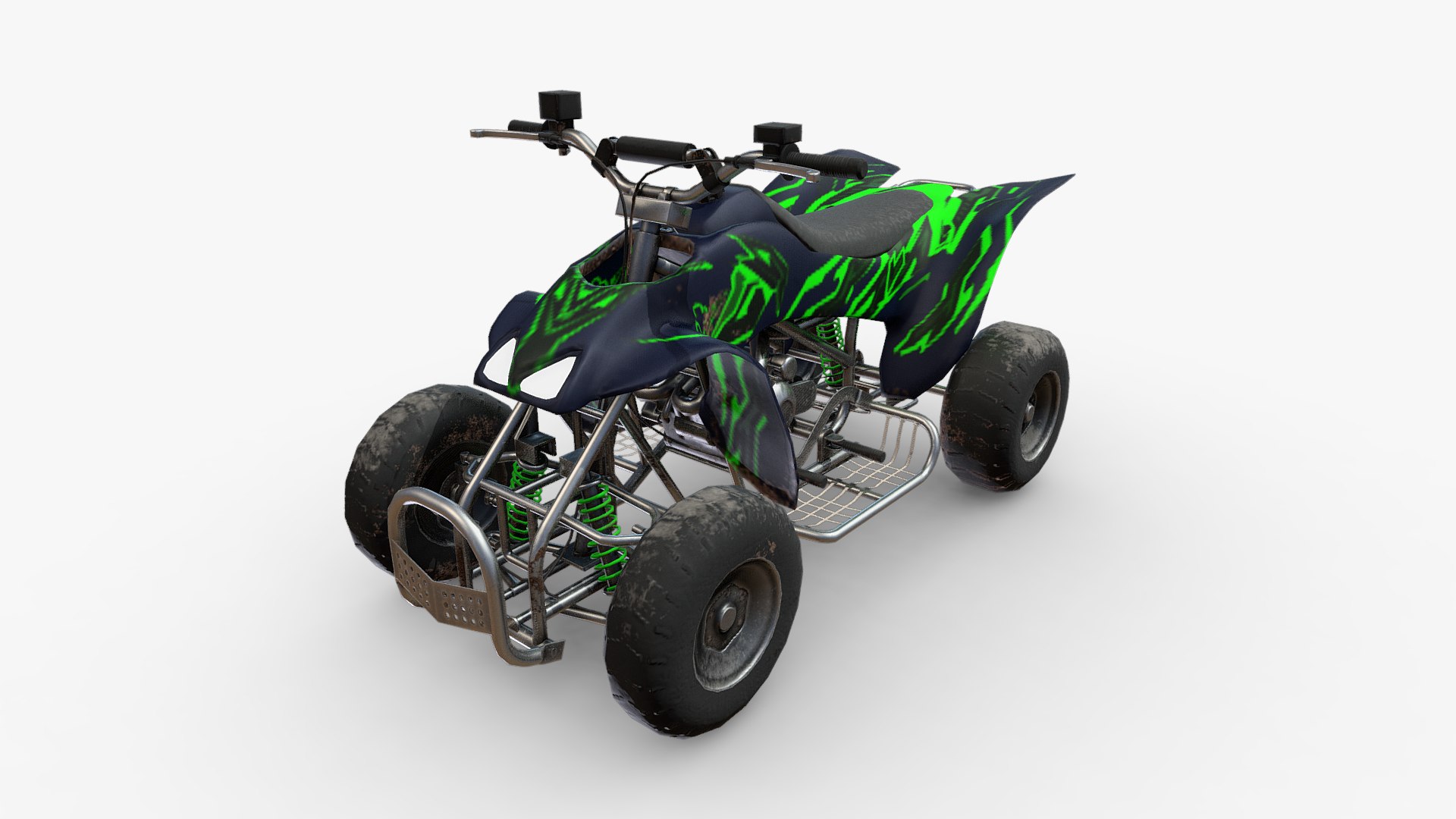 3D Quad bike v2 - TurboSquid 2101721